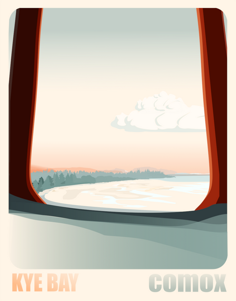 Kye Bay, Comox – SKOOKUM PRINTS